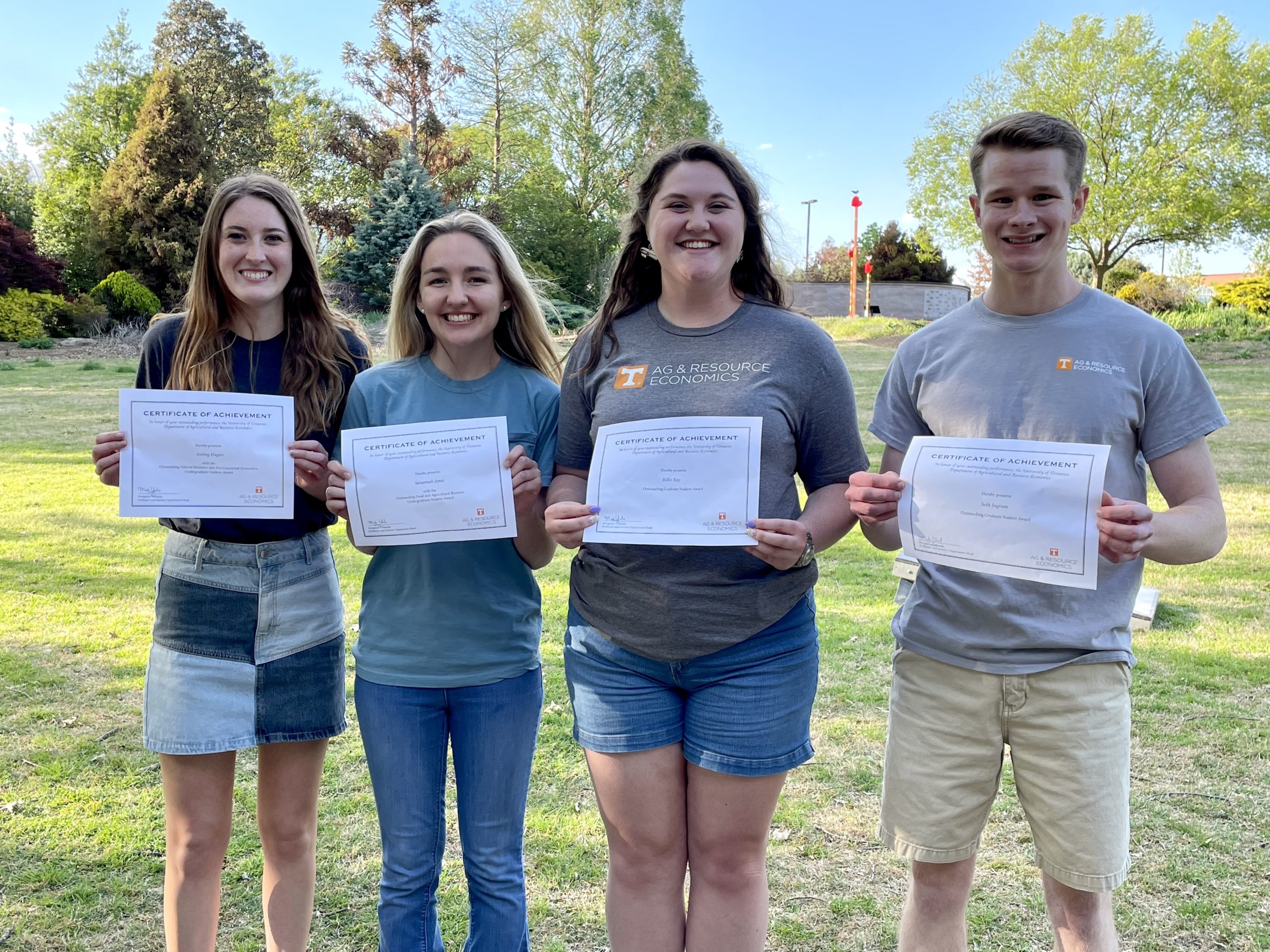AREC Outstanding Student Award Winners! | Department of Agricultural ...